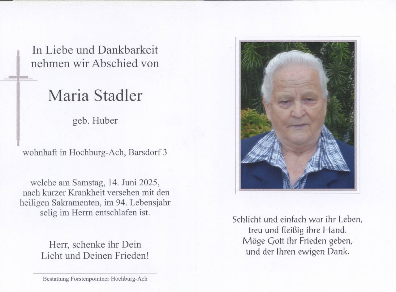 Stadler Maria