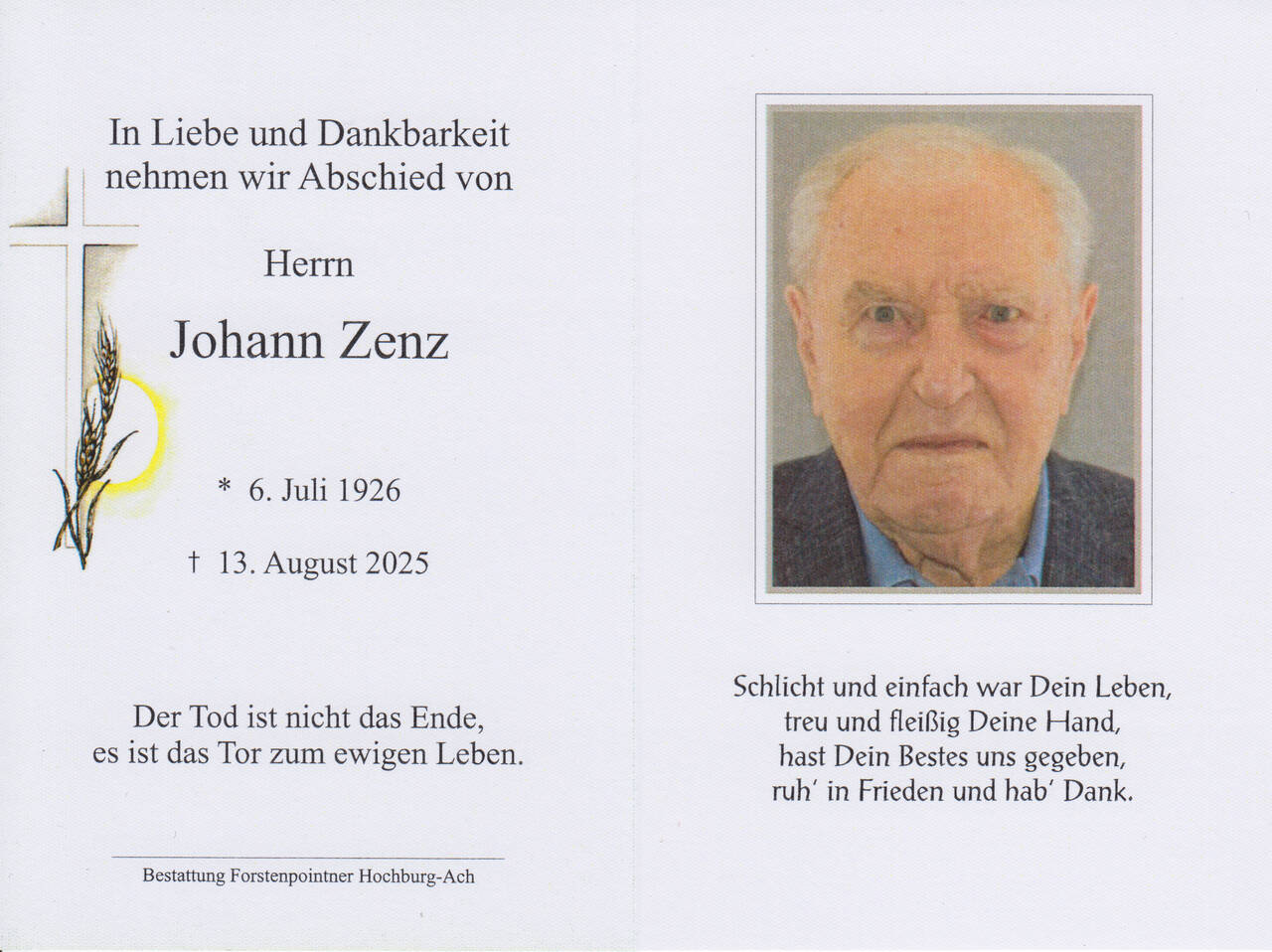 Zenz Johann